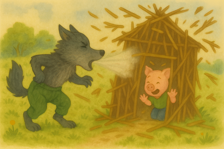 Three Little Pigs Story for Kids | Rhymes & Tales