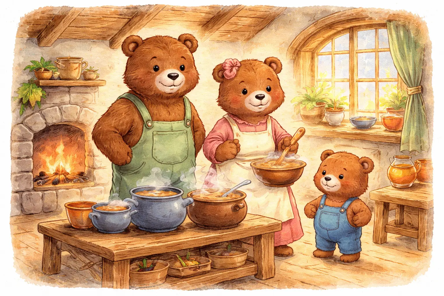 Goldilocks and the Three Bears Story for Kids | Rhymes & Tales